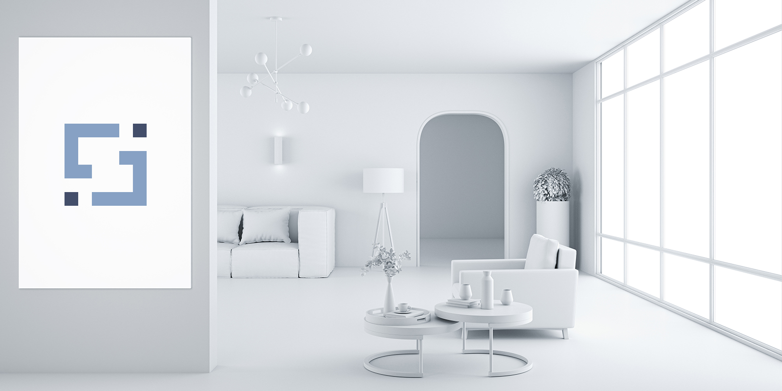Cozy Spaces Interior Design Logo Design • dcore