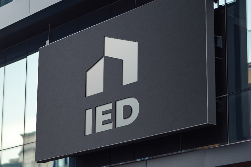 IED - Industrial Estate Development Logo Design • dcore