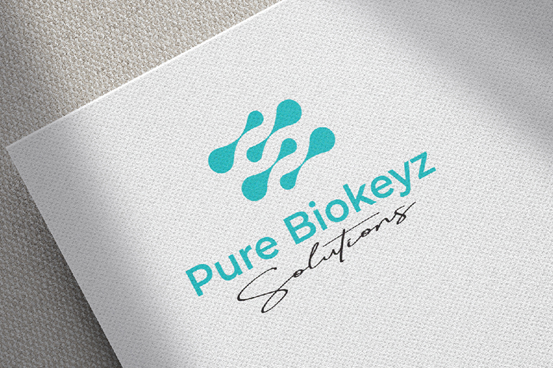 Pure Biokeyz Solutions Logo Design • dcore