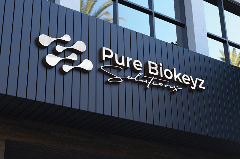 Pure Biokeyz Solutions Logo Design • dcore